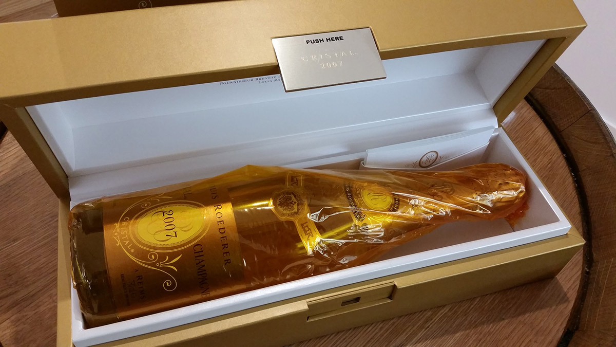 champagne Cristal – Cristalería Alvarado